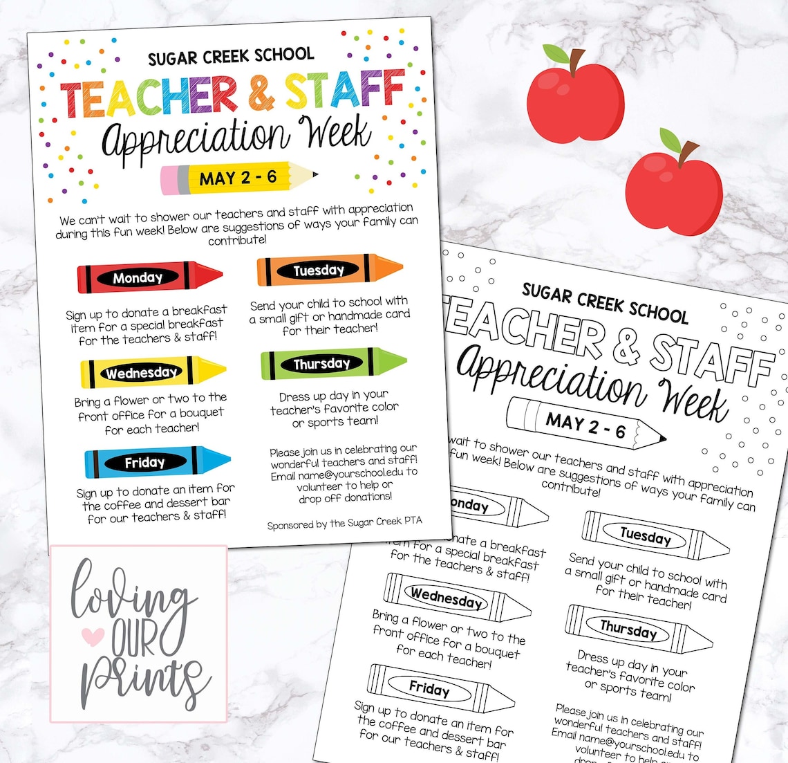 Editable Teacher Appreciation Week Editable Teacher | Etsy