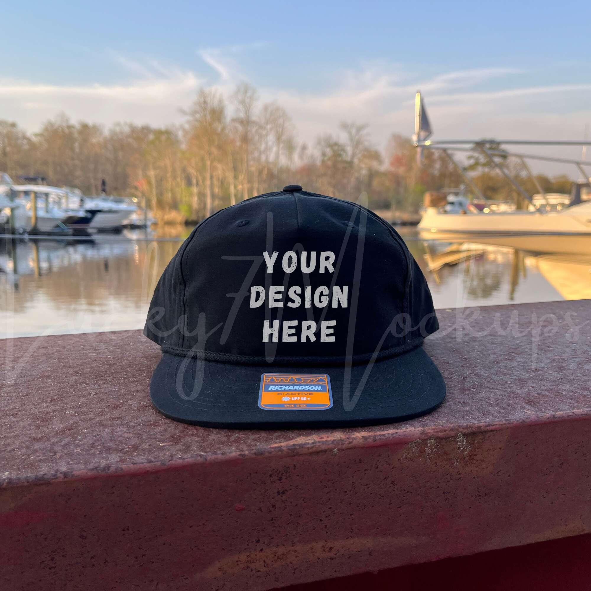 Richardson 256 - Black Cap Mockup- Instant Download - Etsy