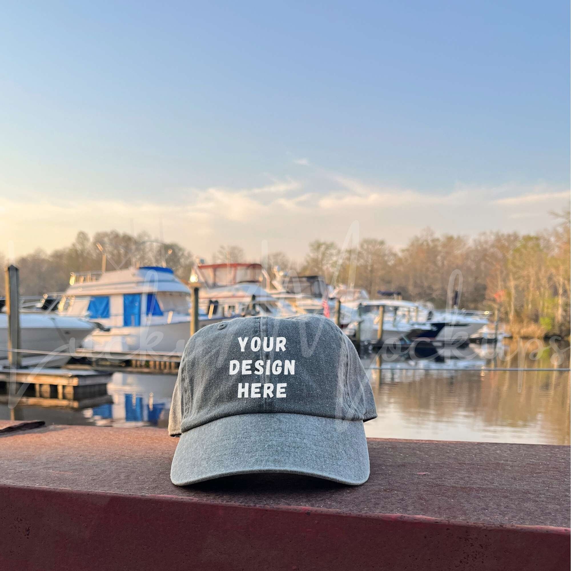 Gray Vintage Dad Cap Mockup Instant Download Etsy