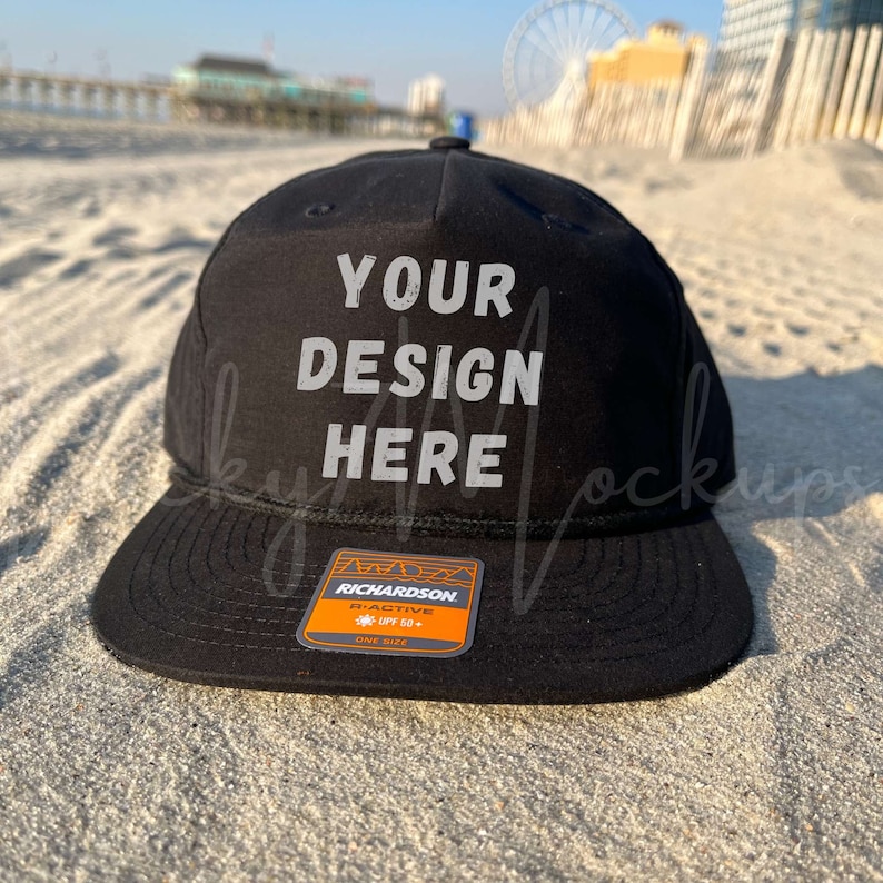 Richardson 256 - Black Cap Mockup- Instant Download - Etsy