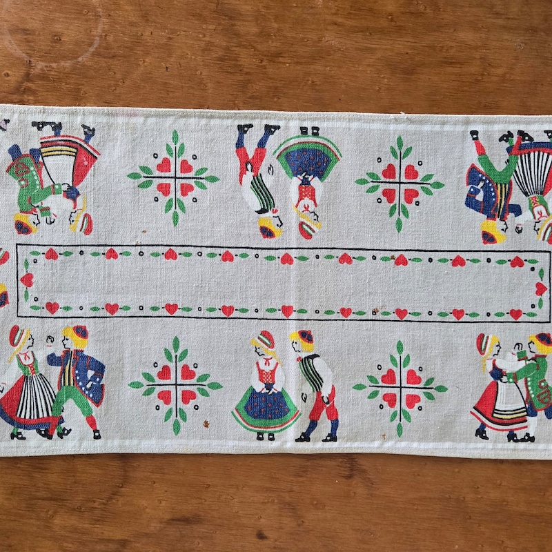 Swedish Table Runner - Etsy