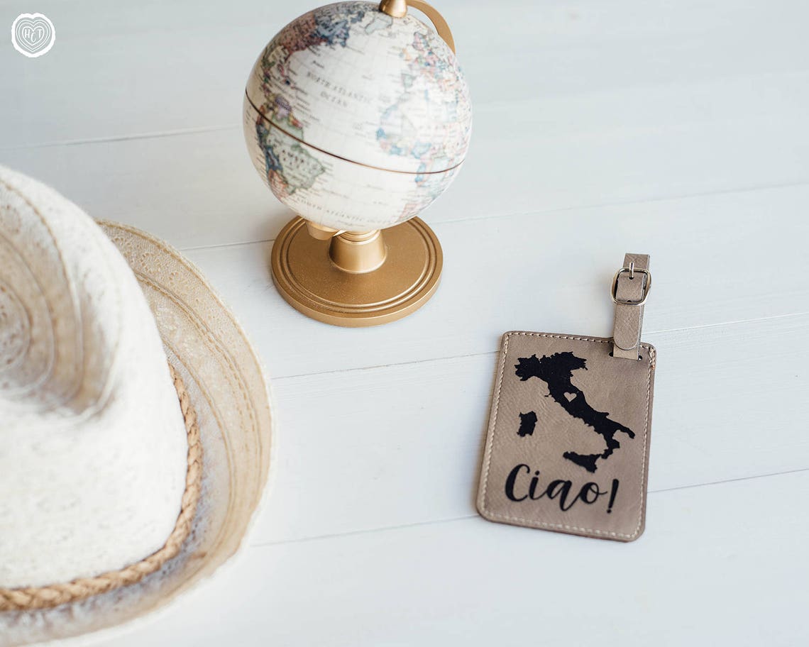 Ciao Italy Luggage Tag Going to Italy Italian Gift Ciao - Etsy