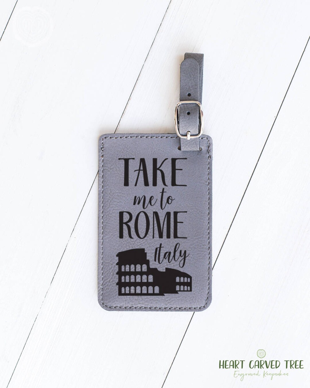 Rome Luggage Tag Travel Gifts, Take Me to Rome, Italy, Colosseum ...