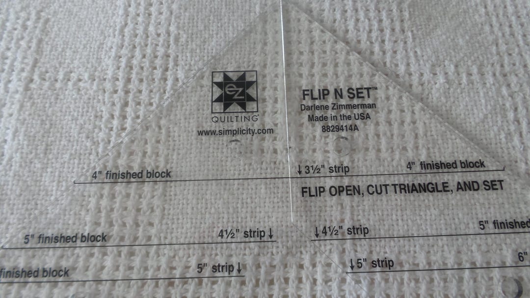 Cutting Setting Triangles--a Math-free Tool Called Flip N Set by ...