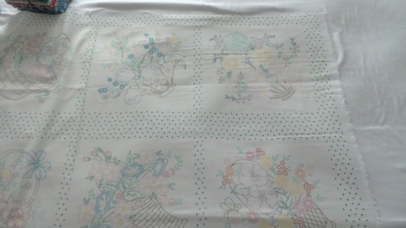 Baskets in Bloom, Darlene Zimmerman, Embroidery Panel and Fat Quarters ...