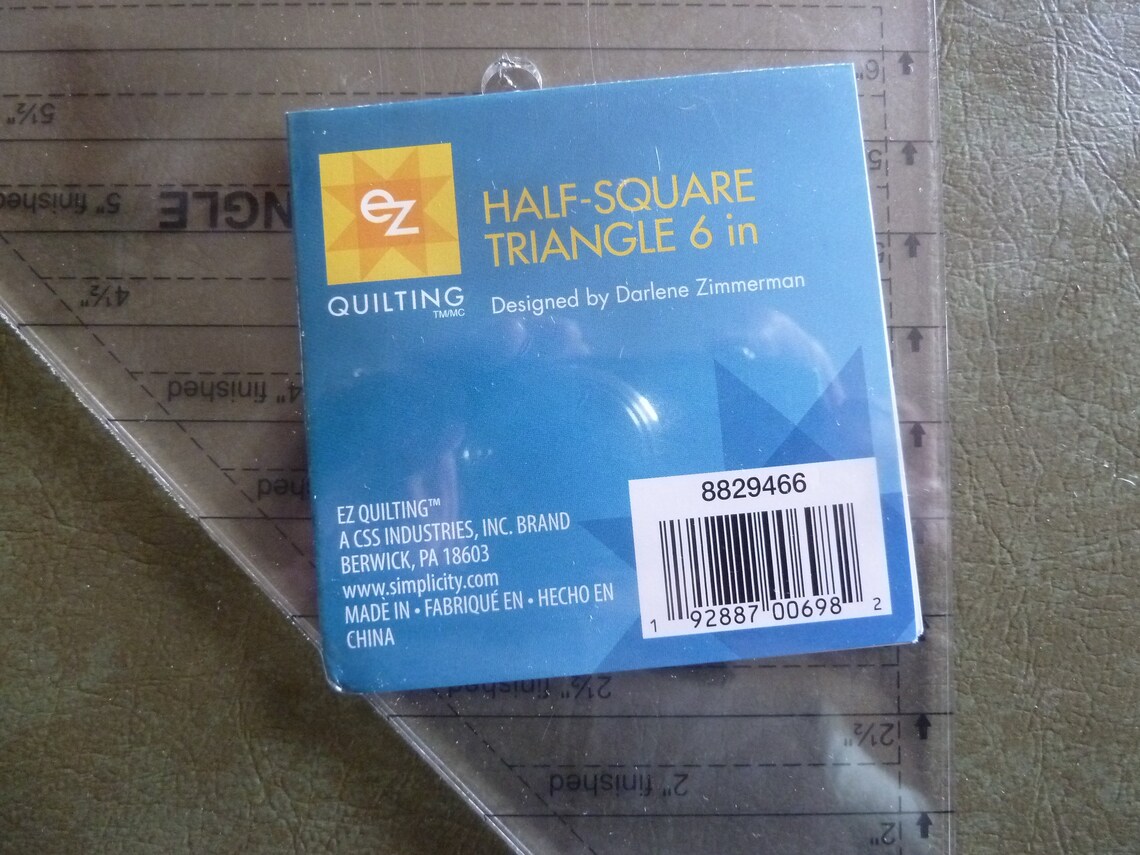 Half-square Triangle Tool easy Angle Tool for Triangles All | Etsy