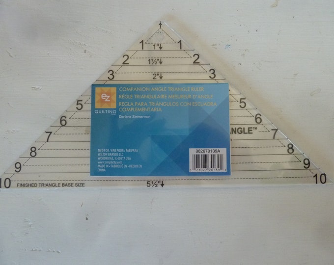 Companion Angle Triangle Tool for Quilting Darlene Zimmerman, EZ ...