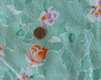 Vintage Green Fabric - Etsy
