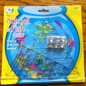 Quilt Pattern, Tri-recs Tools and Fish Eyes All in One New Package - Etsy