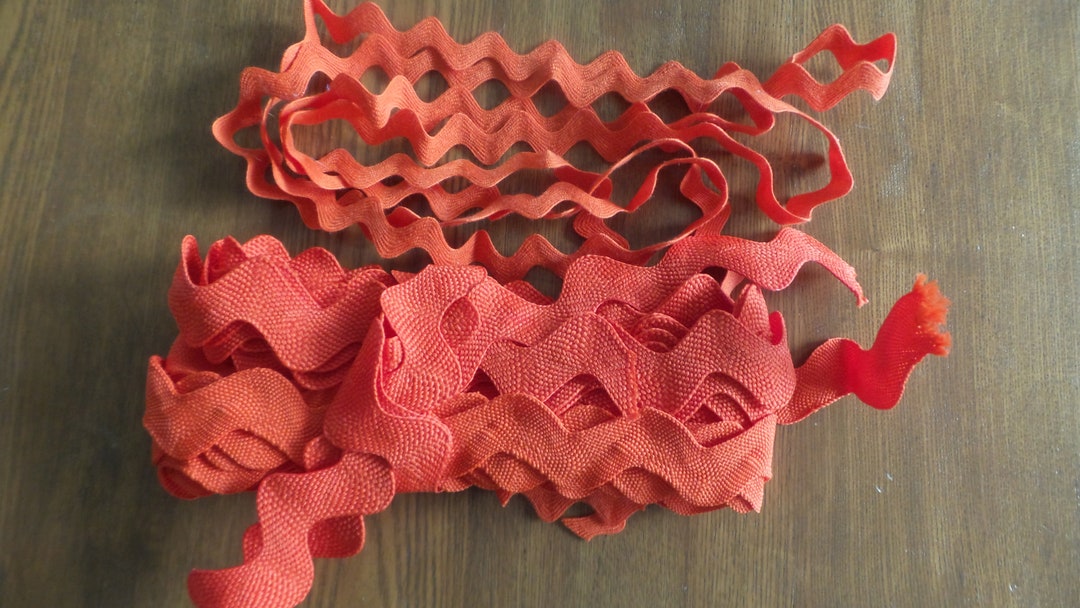 Orange! Extra Wide Orange Rick-rack, 1-1/4" Wide, 7 Yds., Plus 2 Yds. 3 ...