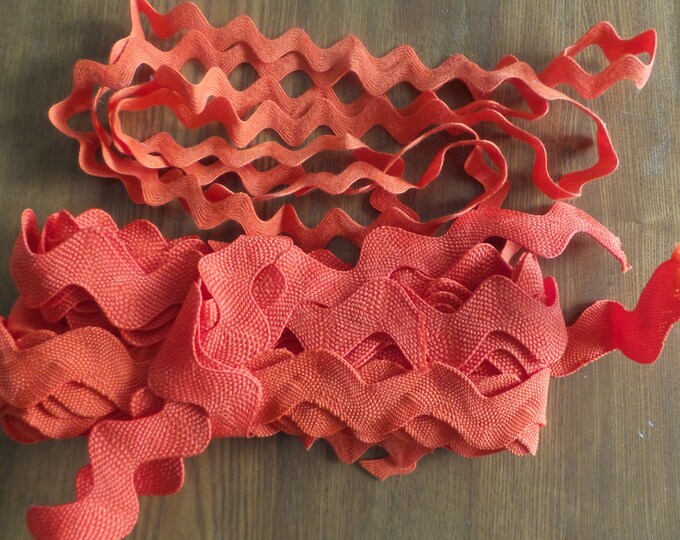 Orange! Extra Wide Orange Rick-rack, 1-1/4" Wide, 7 Yds., Plus 2 Yds. 3 ...