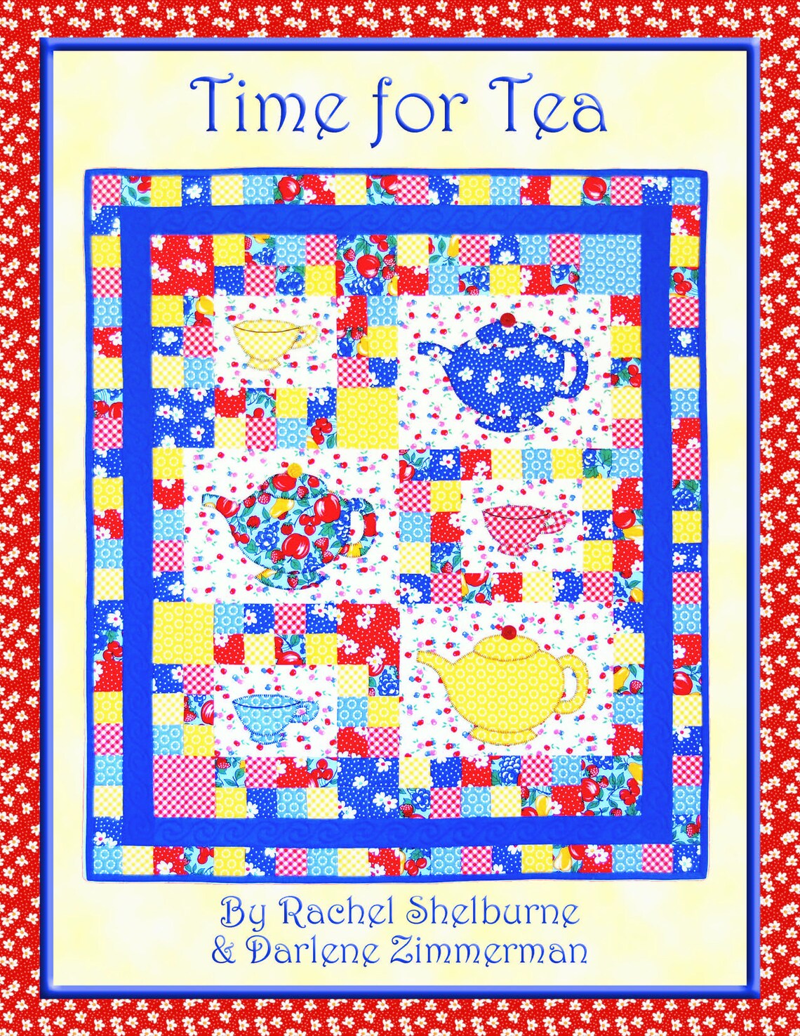 Time for Tea-- a Wall-hanging Pattern by Darlene Zimmerman - Etsy
