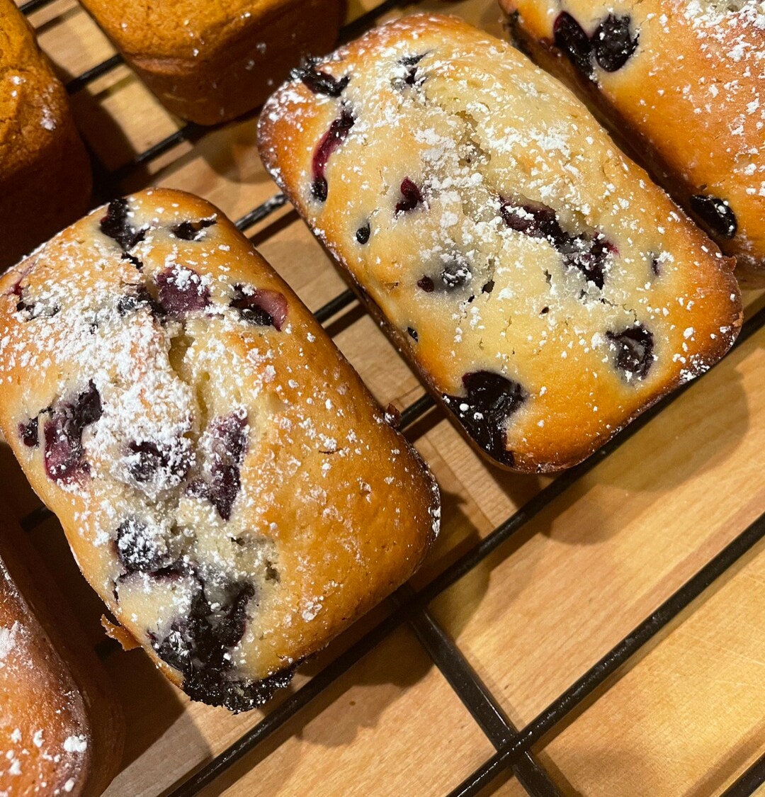 Mini Lemon Blueberry Breads, Lemon Blueberry Breads 3 Pack ...