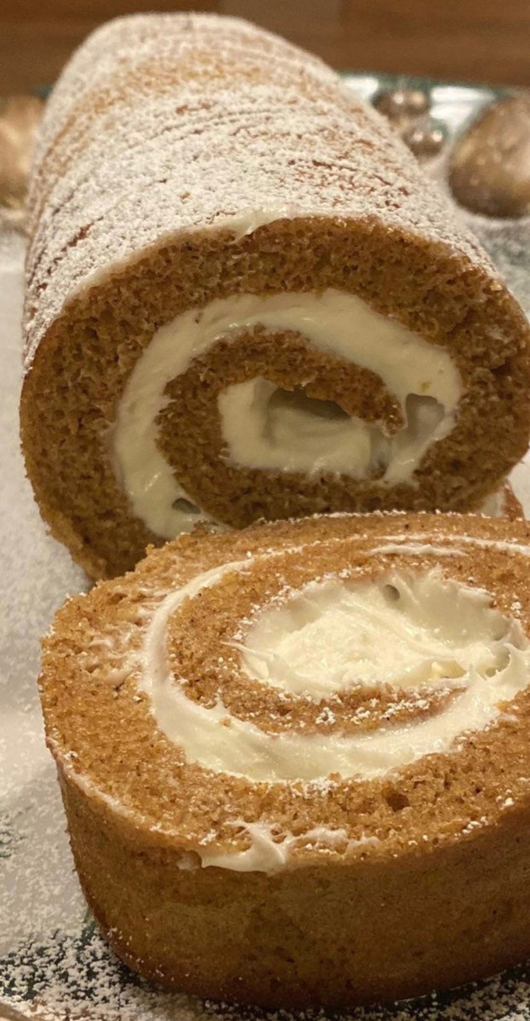 Homemade Pumpkin Roll, Gourmet Cake Rolls, Freshly Baked Fall Treats ...