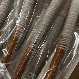 Chocolate Covered Pretzel Rods, Mummy Chocolate Covered Pretzel Rods ...