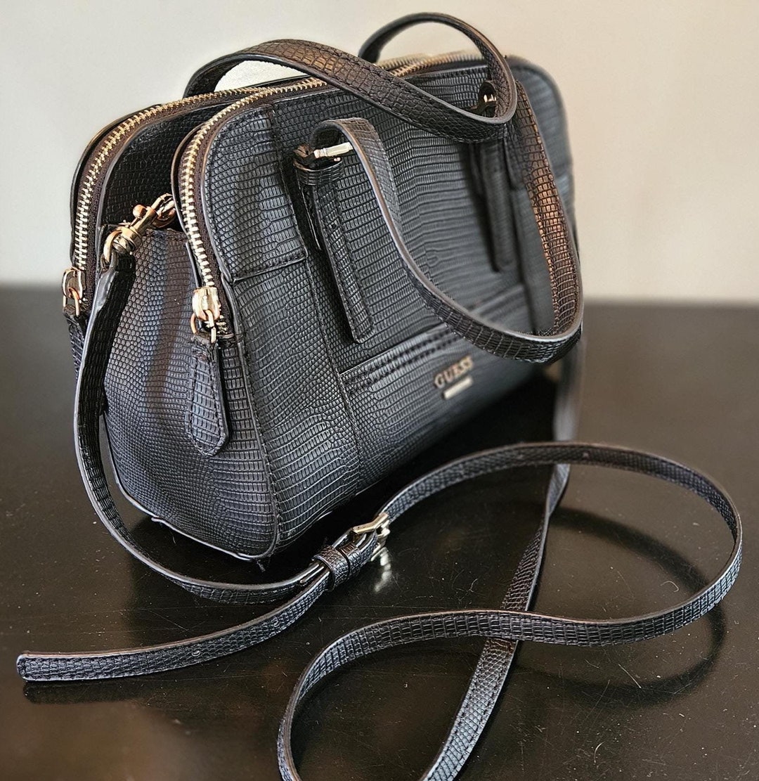 Guess Pebble PU Leather Crossbody Handbag - Etsy