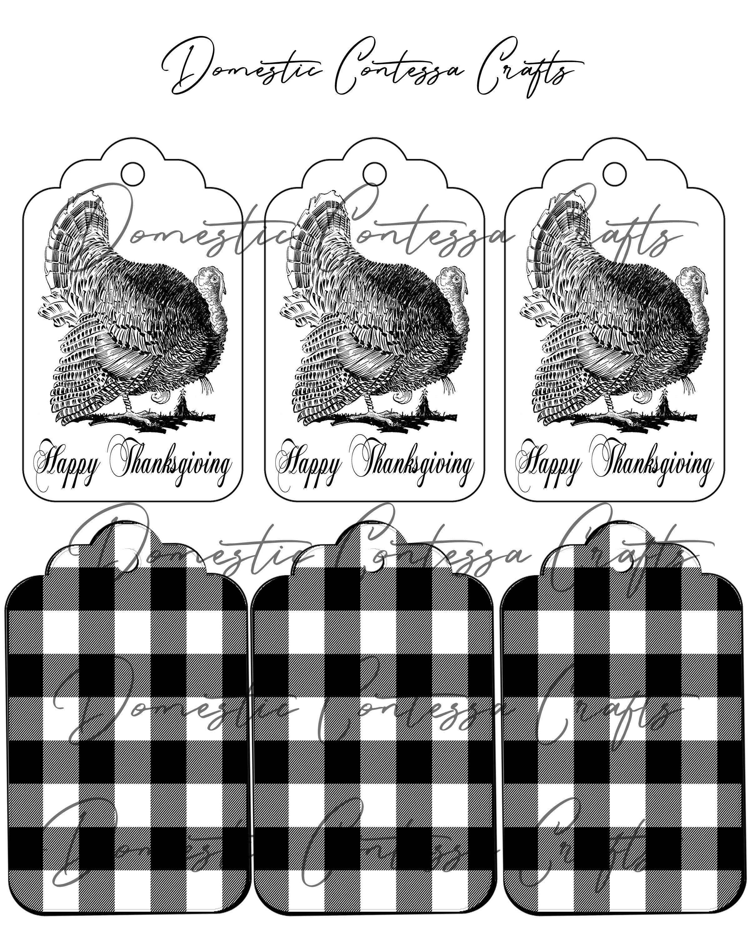 Thanksgiving Printable, Turkey Printable, Farmhouse Printables ...
