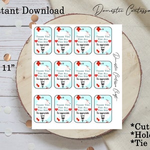 Nurse Appreciation Tag, Medical Doctor Hospital Staff Gift, Nurse ...