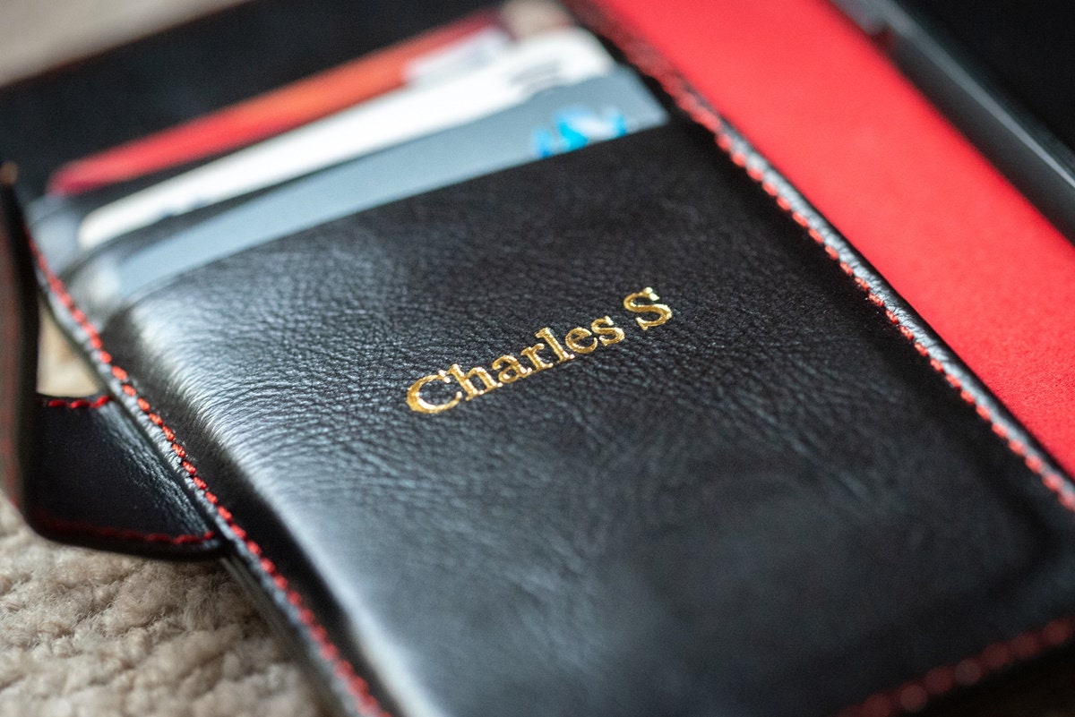 Real Leather Iphone 8 Wallet Case Personalised Option - Etsy UK