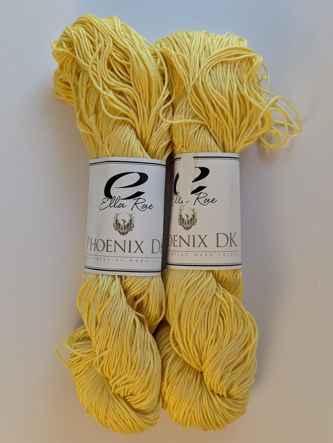 ELLA RAE PHOENIX Dk Yarn - 100% Egyptian Cotton - Baby Yarn - Lot of 4 ...