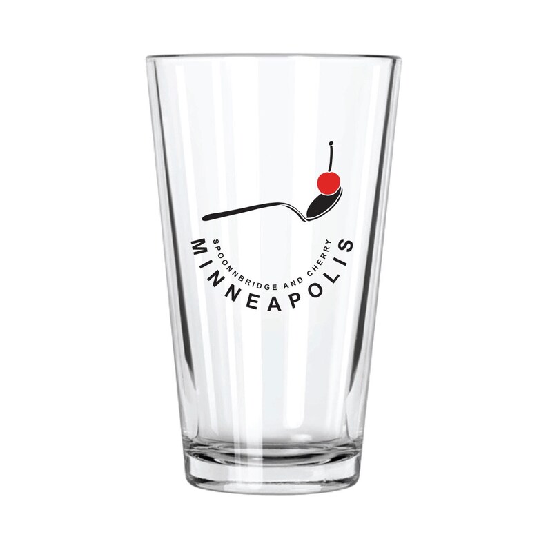 Spoonbridge & Cherry Pint Glass - Etsy