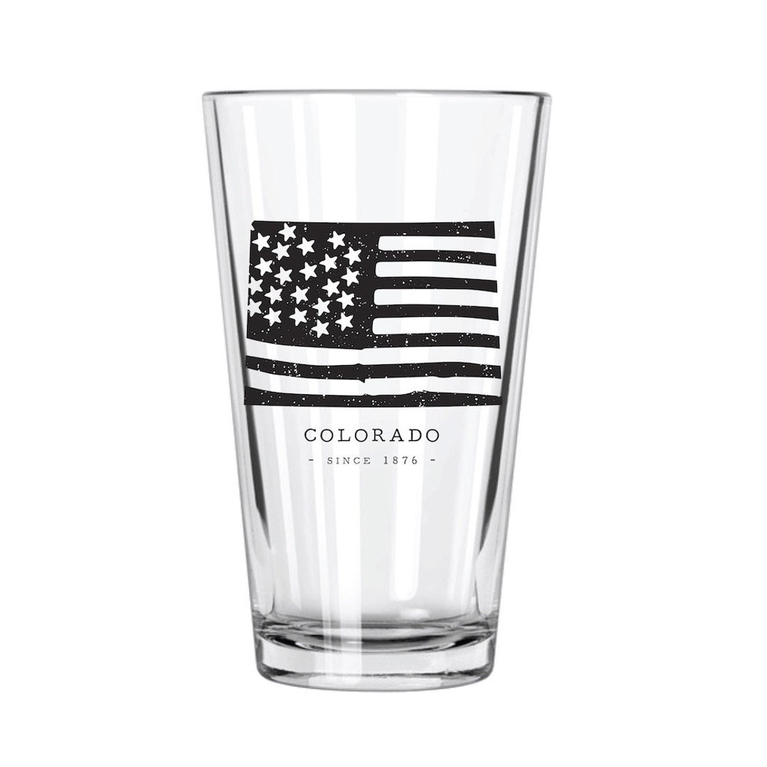 American Road Trip: Colorado Pint Glass - Etsy