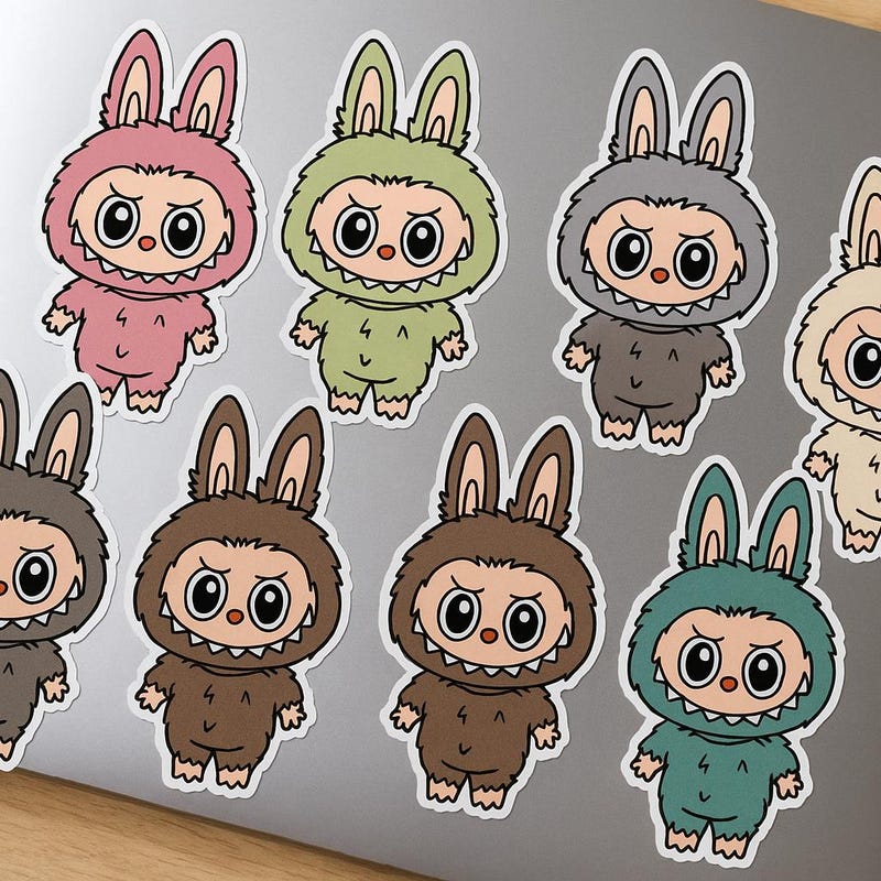 Labubu Stickers - Etsy