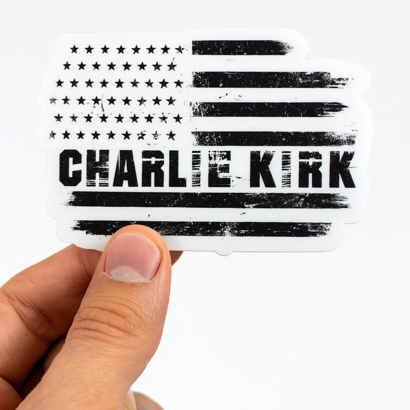 Charlie Kirk Stickers - Etsy