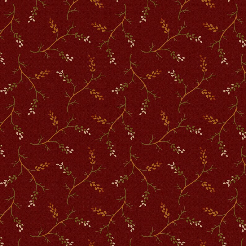 Hello Fall by Hannah West Red Sprigs 2693-88 - Etsy