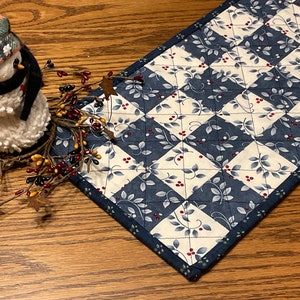 Primitive Farmhouse Winter Table Runner Item 1599 - Etsy