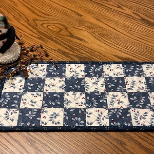 Primitive Farmhouse Winter Table Runner Item 1599 - Etsy