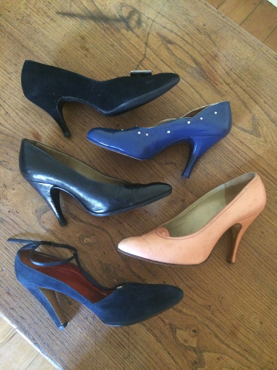 2 Pairs of Retro Pumps From the 60s and 70s - Etsy