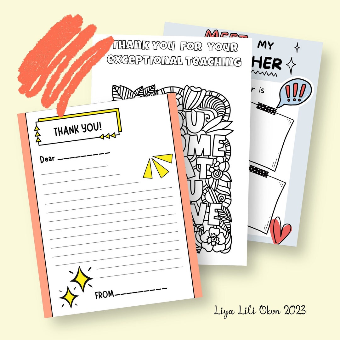 Teacher Appreciation Week Printable Teacher Appreciation Gift School ...