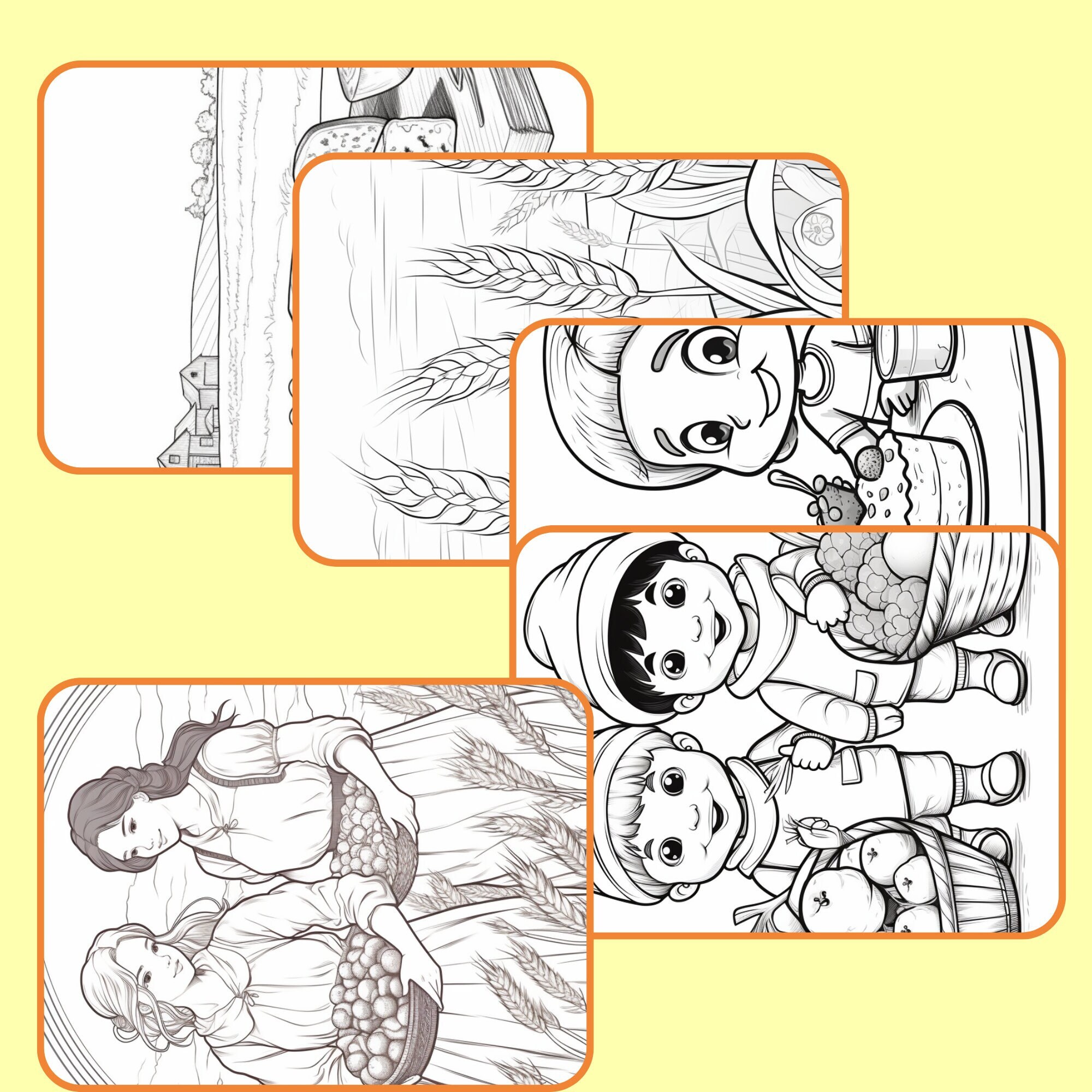 SHAVUOT FUN | Coloring Book for Kids! | Print and Color| Coloring Book ...