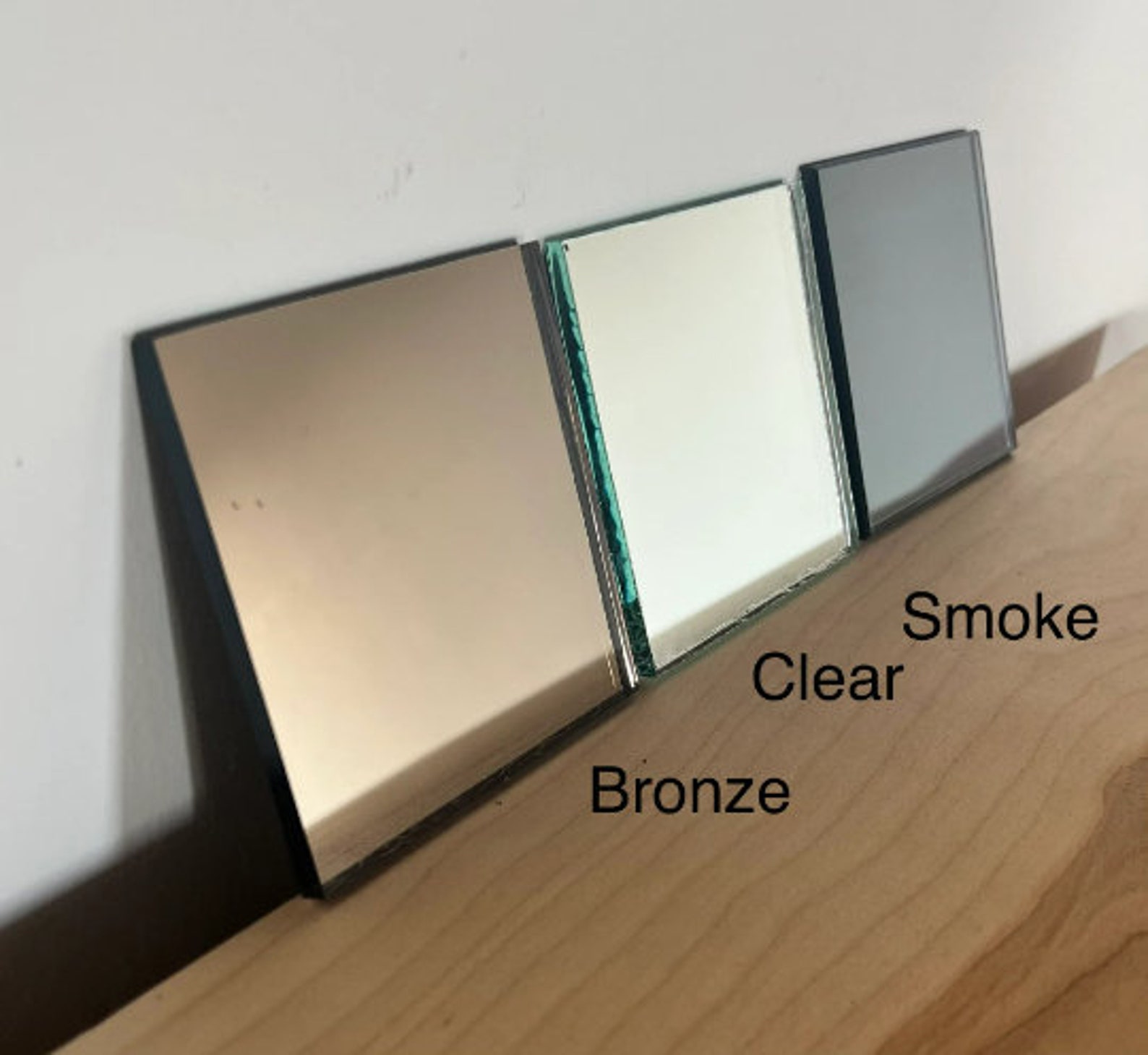 Mirror Samples Tinted Mirror Bronze Mirror Smoke Mirror - Etsy