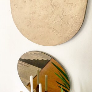 Totem-"fermata" Textured Modern Arch, Wooden Arch, Arch Wall Decor ...