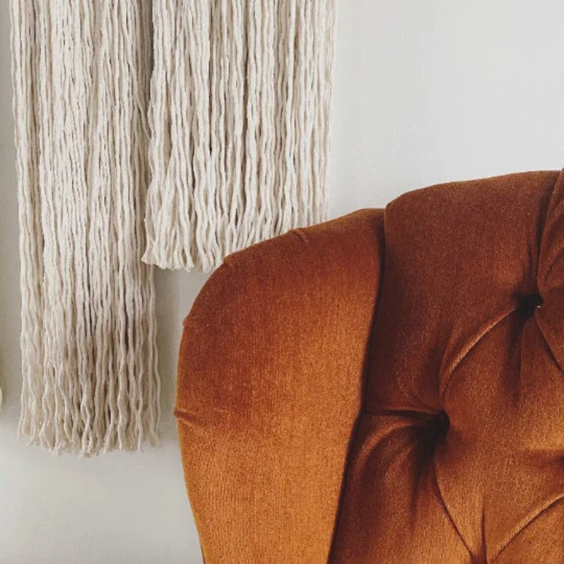 STRAIGHT Ends kimonotextile Fiber Knot Art Fringe - Etsy