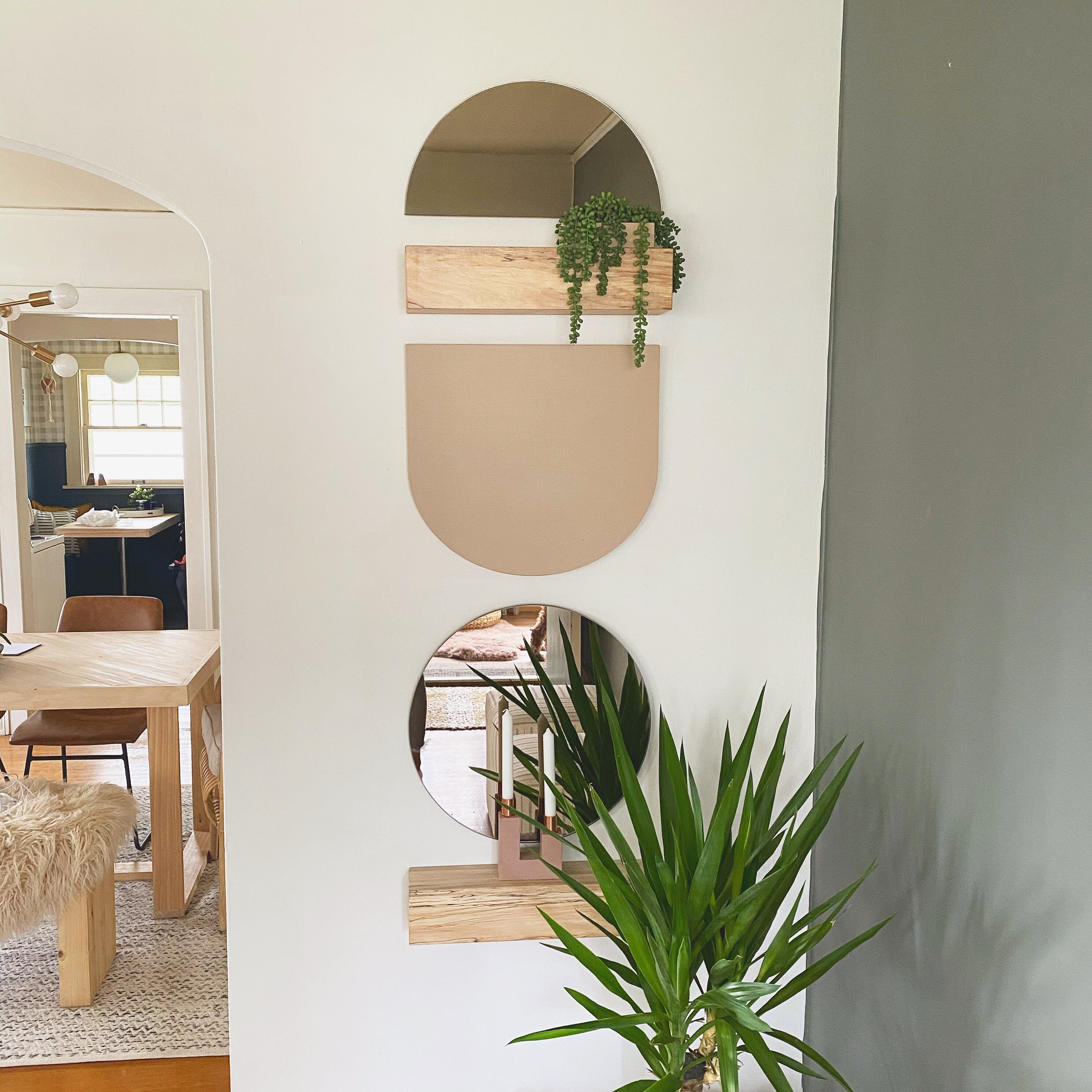 Totemfermata Painted Modern Arch Wooden Arch - Etsy