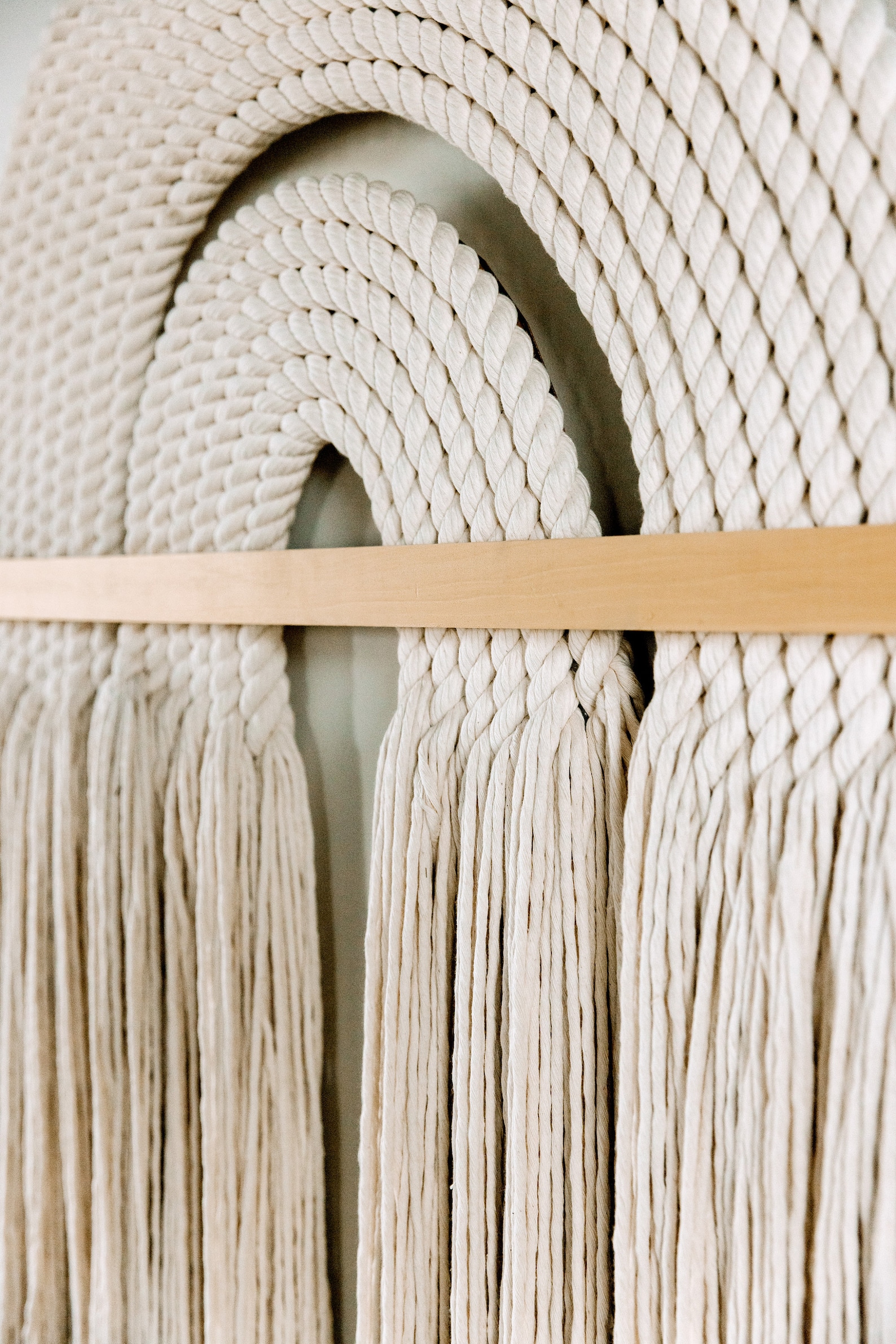 STRAIGHT Ends kimonotextile Fiber Knot Art Fringe - Etsy