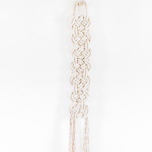 Fiber Art "scala" MACRO Weave-macrame Wall Hanging, Textile Fiber Knot ...