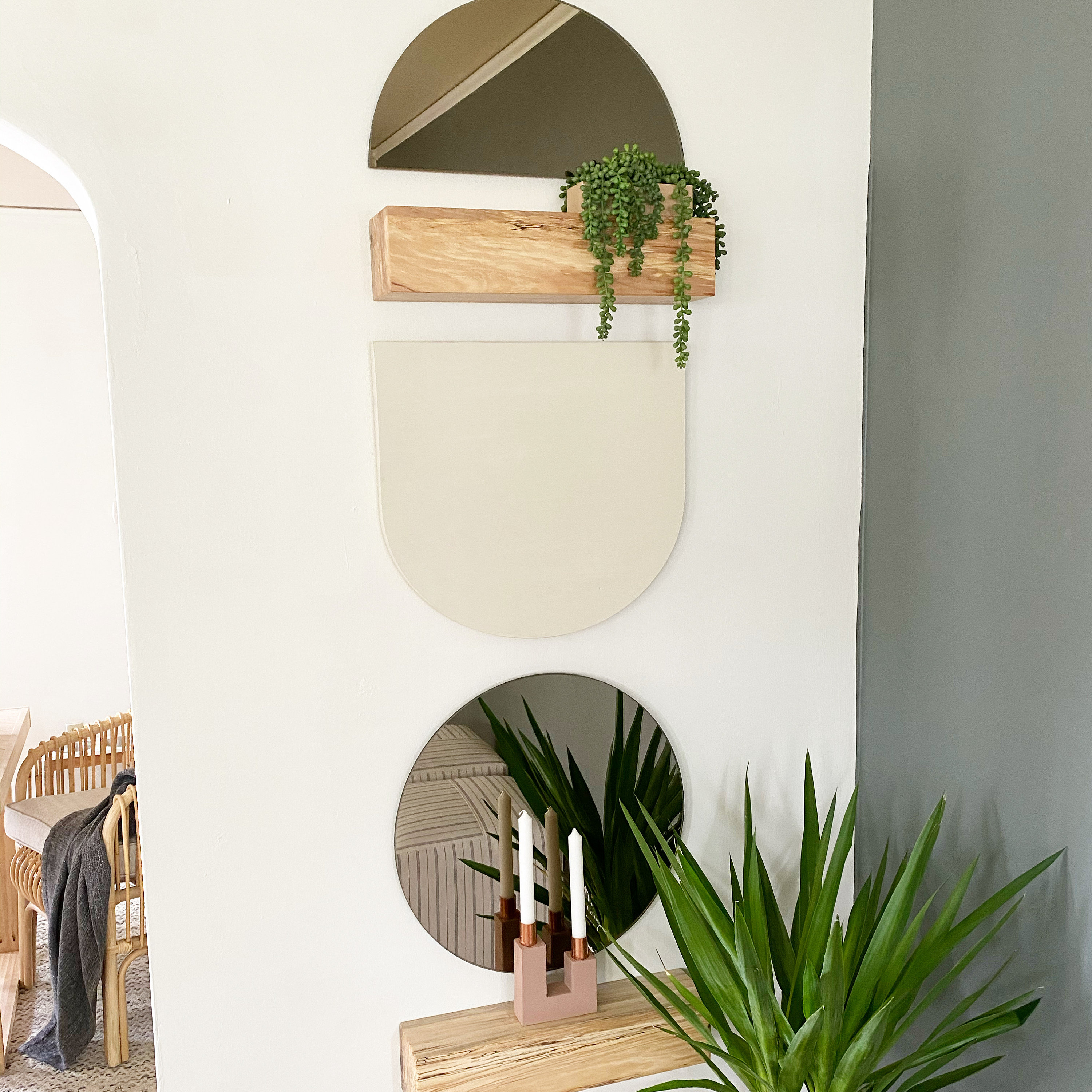 Totemfermata Painted Modern Arch Wooden Arch - Etsy