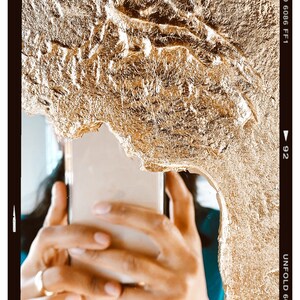 Modern Mirror "stalactite Stalagmite”-tinted Mirror, Oversized Round ...