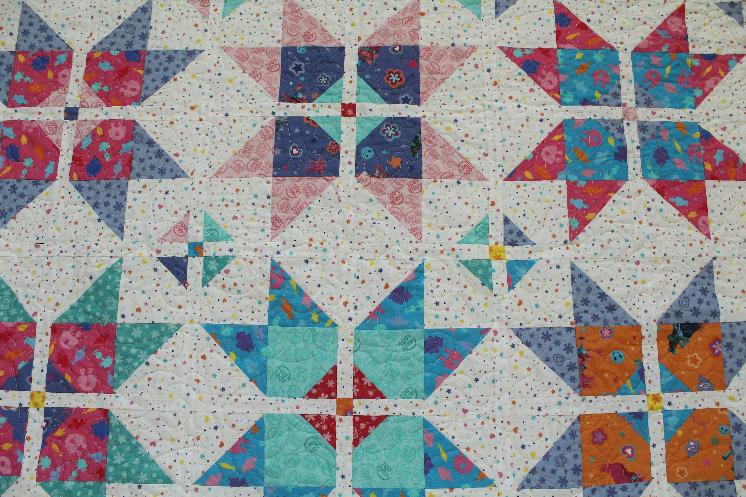 I Love Trolls, 77in X 59in, Lap Quilt, Small Bed - Etsy
