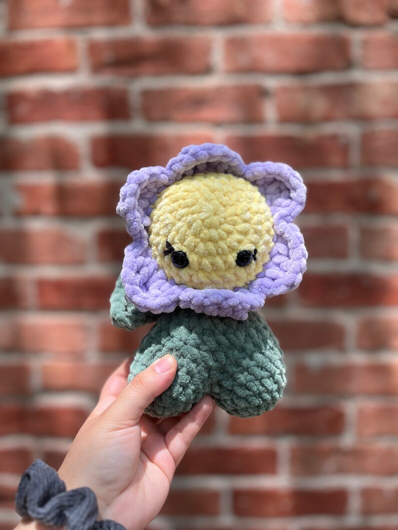 Crochet Floral Friend Plush - Etsy