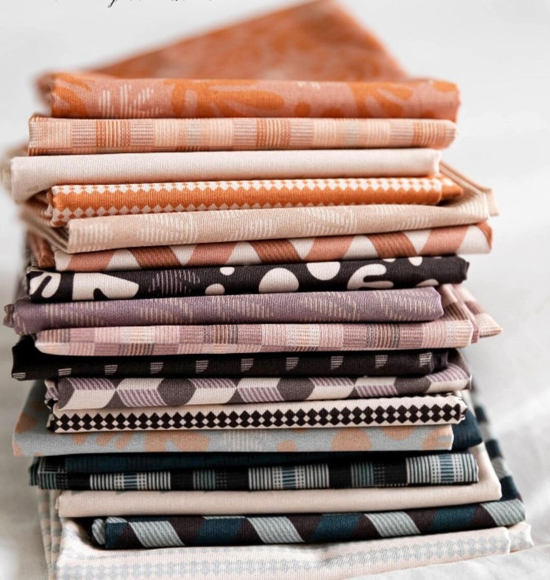 Art Gallery Fabric Bundle “duval” Full Collection, 18 Prints by Suzy Quilts, Fat Quaters, Half ...