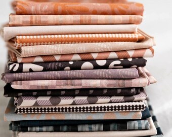 10 Pcs Soften & Volume Fabric Fat Quarter/half Yard Bundle for Art Gallery ,100% Cotton Quilting ...