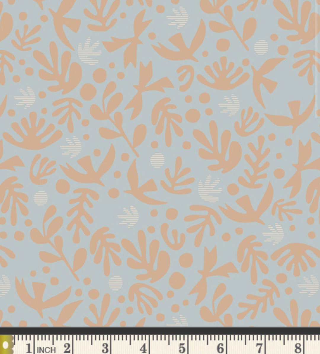 Duval Fabric “boho Birds Glacier” by Suzy Quilts From Art Gallery ...