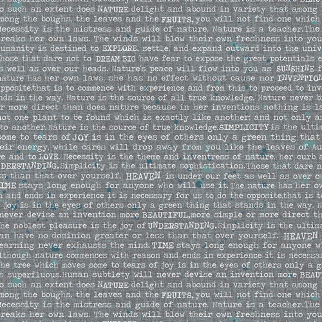 Blithe Fabric "philosopher's Thoughts" Art Gallery Fabrics by Katarina ...