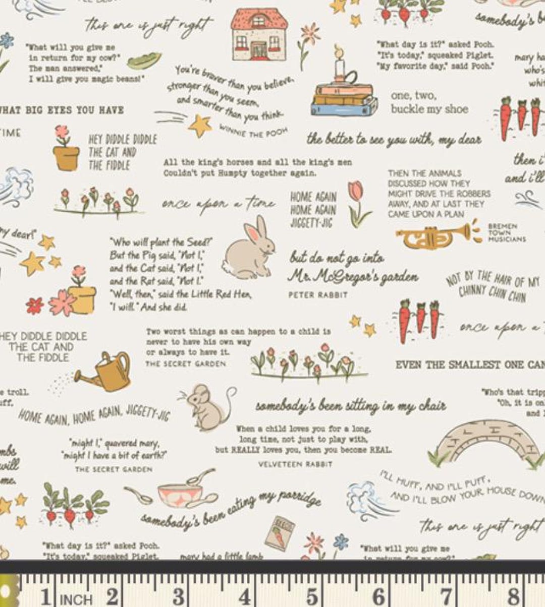 Bedtime Stories Fabric “tales Unfolded” for Art Gallery Fabrics by AGF ...