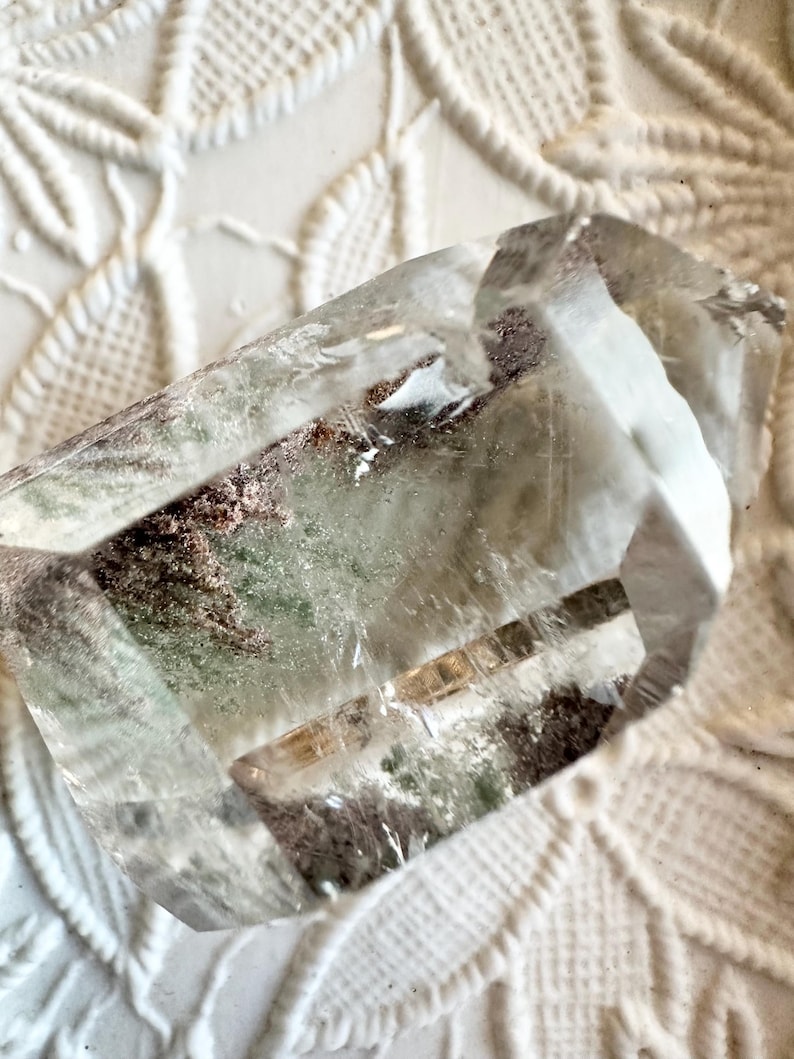 Green Chlorite Quartz Free Form | Sage Phantom Inclusion Crystal Quartz ...